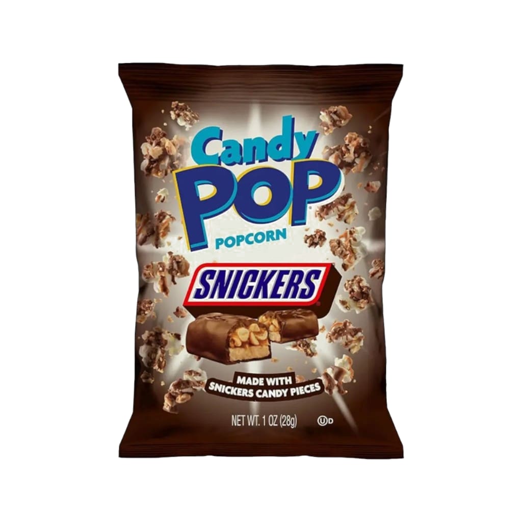 Snickers Candy Pop Popcorn, 28g – LOLIPOP