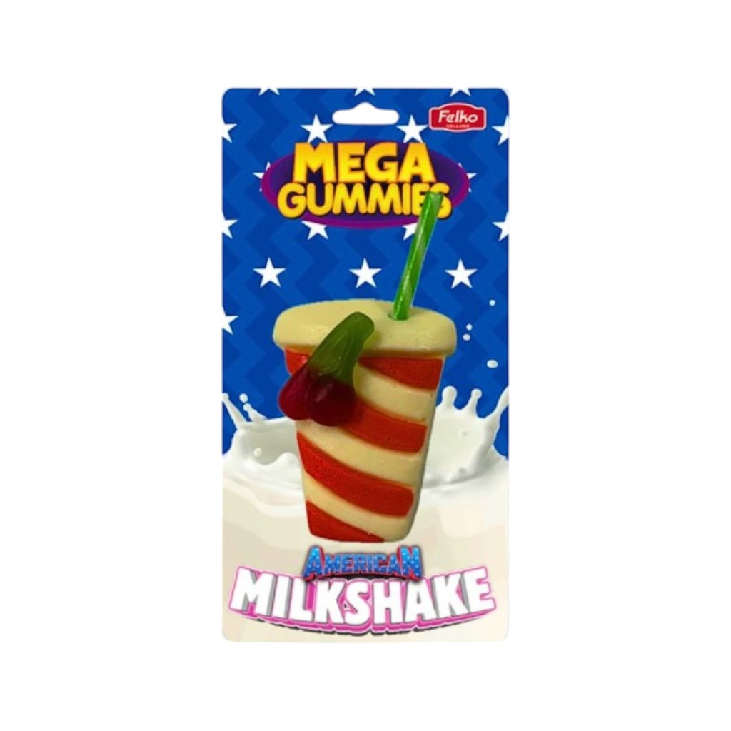 Mega Gummies American Milkshake, 120g – LOLIPOP